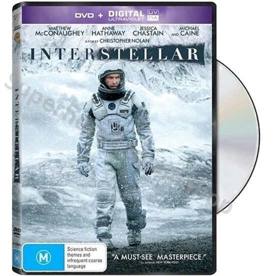 INTERSTELLAR (DVD 2014) PAL Region 4 (Matthew McConaughey, Anne ...