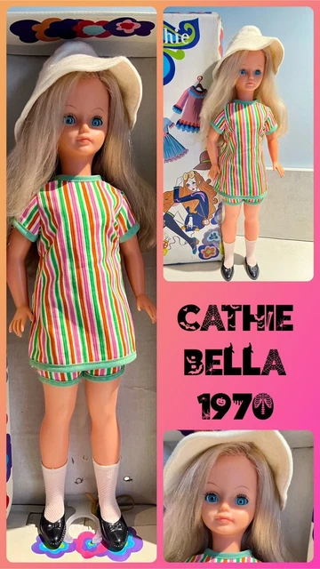 POUPÉE CATHIE CATHY Bella En Boîte 1970 Rare Tenue De Présentation EUR ...