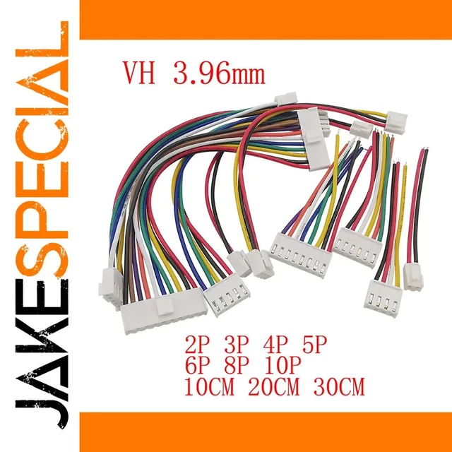 JAKESPECIAL – JST VH3.96mm Female Connector Set (5 pcs) EUR 40,79 ...