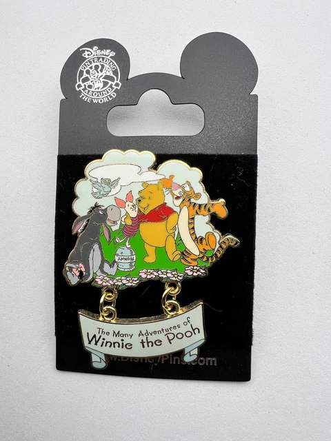 DISNEY THE MANY Adventures of Winnie the Pooh - Attraction Logo Dangle Pin $39.99 - PicClick CA