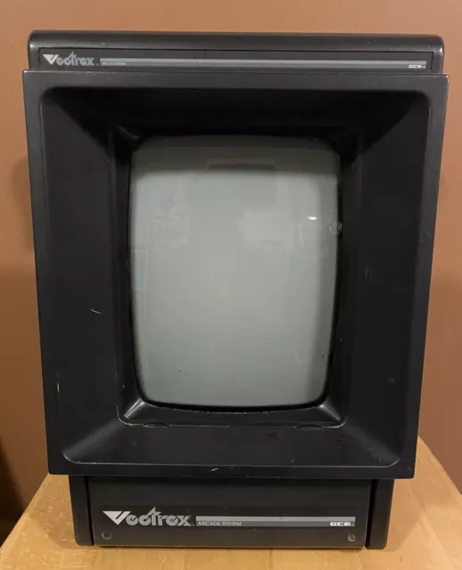 VECTREX CONSOLE MODEL 3000-C1 1983 with Controller Tested/Works Used ...