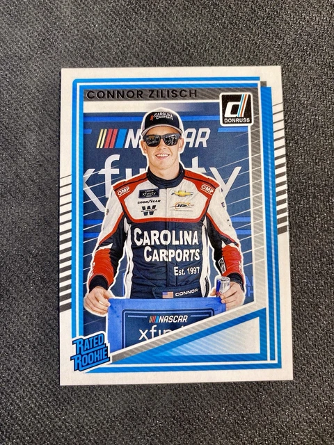 2025 PANINI DONRUSS Racing Connor Zilisch Rated Rookie Base NASCAR #94 ...
