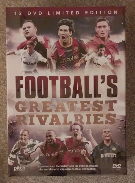 FOOTBALL'S GREATEST RIVALRIES. 12 DVD limited edition set. £11.12 ...