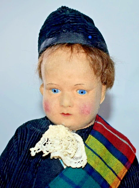 RARE VINTAGE CHAD VALLEY SCOTTISH BOY DOLL 46cm c1930 £225.00 - PicClick UK