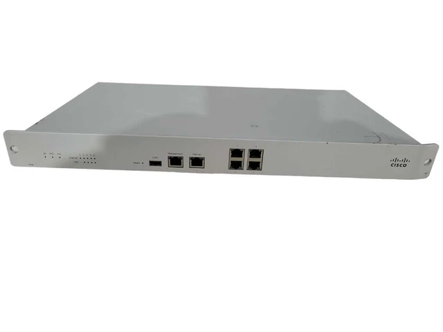 CISCO MERAKI MX80 | Cloud Managed Security Appliance | UNCLAIMED ! $12. ...