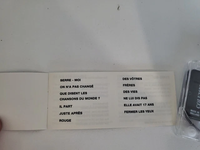 VINTAGE K7 AUDIO ROUGE Boîte En Métal Fredericks Goldman Jones EUR 10 ...