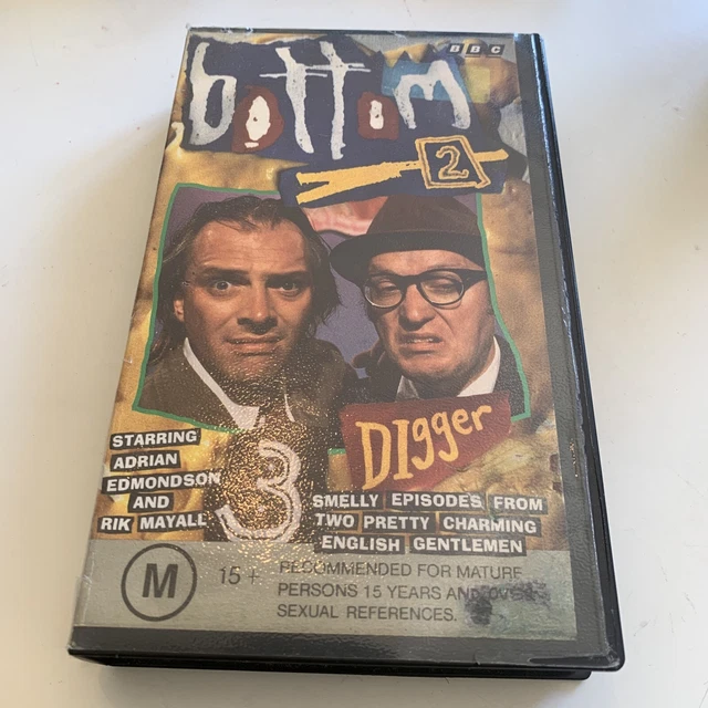 BOTTOM 2 DIGGER VHS PAL Rated MA 15+ BBC Video 87 Min 3 Episodes. $20. ...