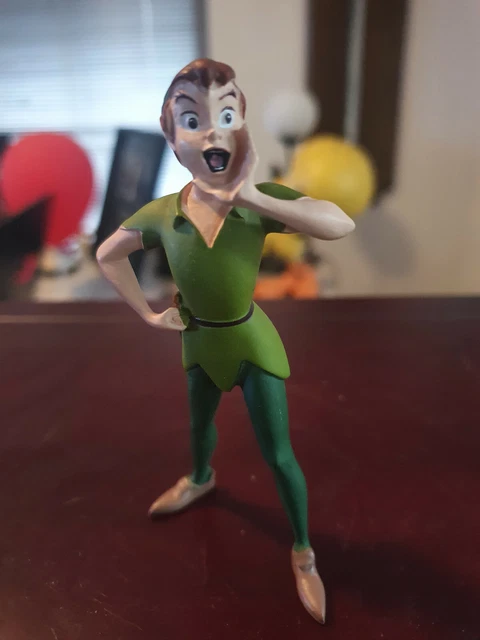 EXTREMELY RARE! WALT Disney Peter Pan Standing Calling Small Figurine ...