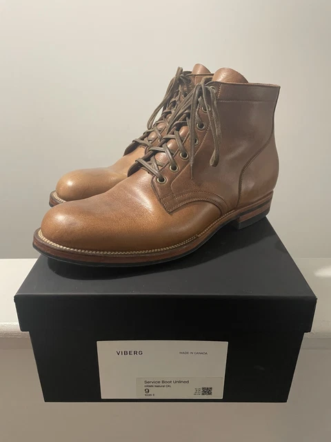 VIBERG SERVICE BOOTS, 1035 Last, 9E, Natural Chromexcel £359.14 ...