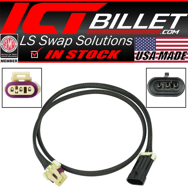 WIRE EXTENSION LS Gen 3 White 3-Wire CKP Crankshaft Position Sensor ...