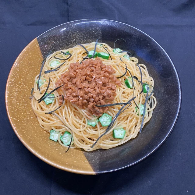 FOOD SAMPLE PASTA Series Real Life Size Okra Convincing Management 07 £ ...