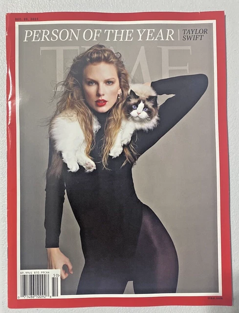 TAYLOR SWIFT TIME Magazine December 2023 Person of the Year *CAT COVER ...