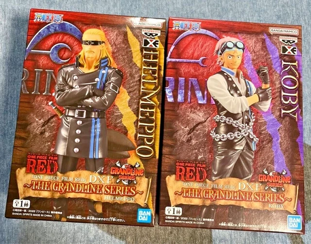 BANPRESTO ONE PIECE Film Rouge Koby Helmeppo Dxf Figurine Ensemble Le ...