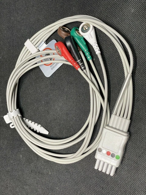 MINDRAY BENEVISION TD60 Telemetrie mit Spo2 + 5 Blei-EKG-Kabeln EUR 2. ...