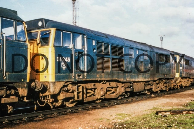 UK DIESEL TRAIN Railway Photograph Of Class 31 31245 Loco. (Rm31-291) £ ...