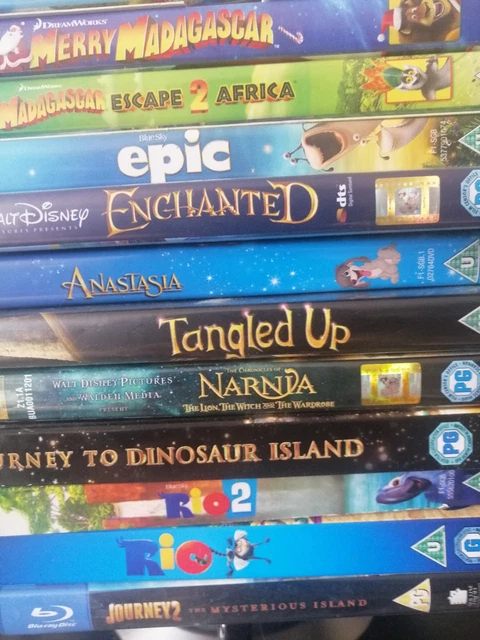 LARGE COLLECTION (61)CHILDREN'S Dvds & Blu-ray Inc. Disney Classics. 61 ...