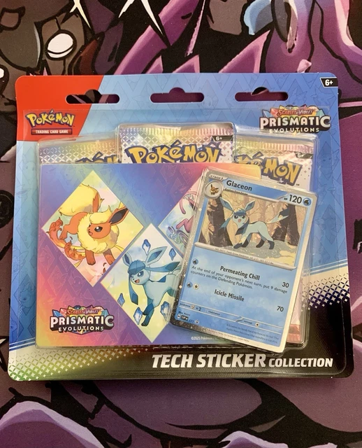 POKEMON TCG PRISMATIC Evolutions Tech Sticker Collection Glaceon £25.68 ...