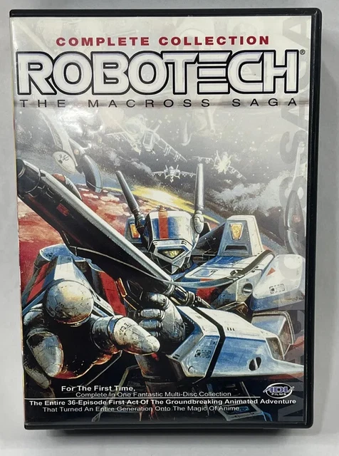 ROBOTECH THE MACROSS SAGA Complete Collection (DVD, 6-Disc Set, 36 ...