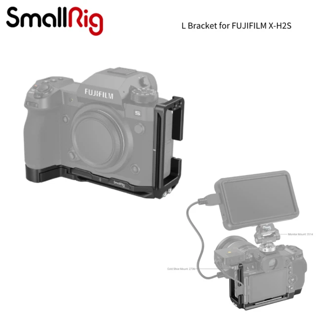 SMALLRIG ARCA-SWISS L Bracket for FUJIFILM X-H2S Camera Fitted fr Video ...