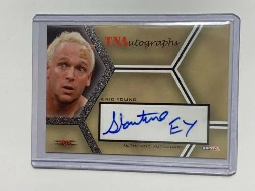 2008 TRISTAR TNA Autographe Eric Young EY Super Eric AUTO WWE NXT EUR 5 ...