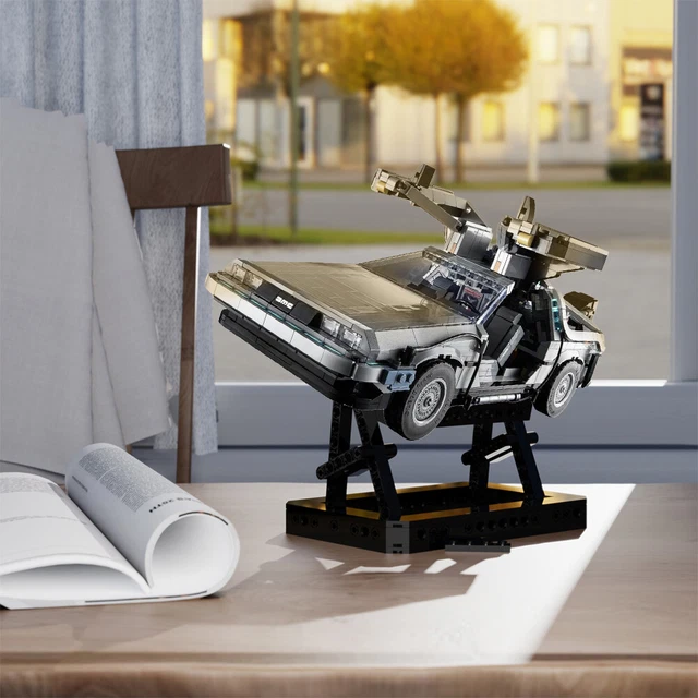 MOC DISPLAY STAND Bricks for 10300 Back to the Future Time Machine £17. ...