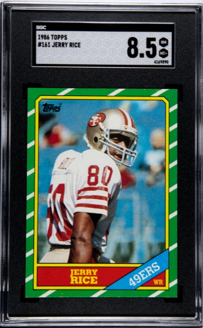 1986 TOPPS JERRY Rice SGC 8.5 Rookie Card RC 🔥🔥🔥 EUR 214,82 - PicClick FR