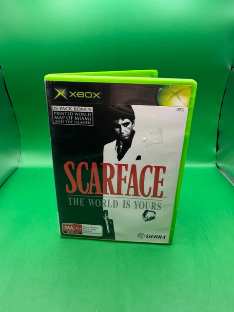 SCARFACE THE WORLD Is Yours Microsoft Xbox Original Game With Map ...