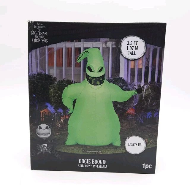 THE NIGHTMARE BEFORE Christmas Oogie Boogie 3.5' FT Airblown Inflatable ...