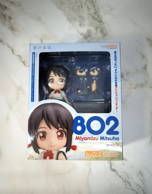 YOUR NAME MITSUHA Miyamizu Nendoroid #802 Kimi no na wa PVC Action ...