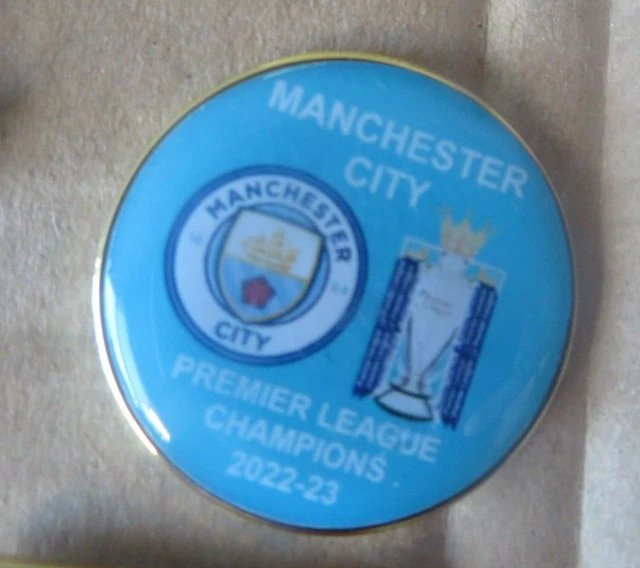 MANCHESTER CITY BRAND New Coloured "Champions "2023 Skyblue Badge £8.99 ...