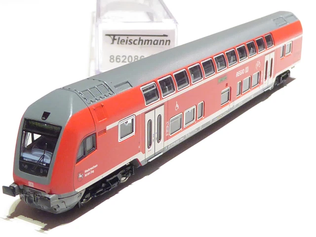FLEISCHMANN N 862086 DB AG 4achsiger 2 Klasse Doppelstocksteuerwagen rot NEU OVP EUR 79,99 ...