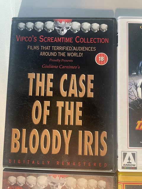 CASE OF THE Bloody Iris dvd Italian Horror Vipco Rare Films Giallo £6. ...