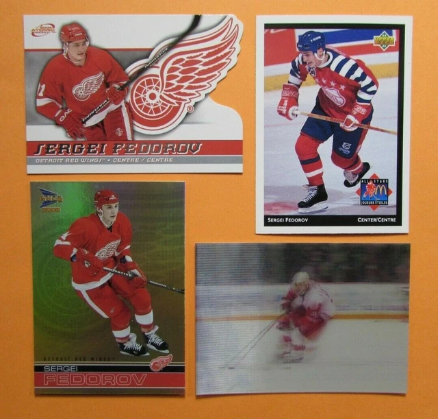 LOT **SERGEI FEDOROV** McDonalds NHL Hockey Cards **Detroit RED WINGS **HOF $4.99 - PicClick CA