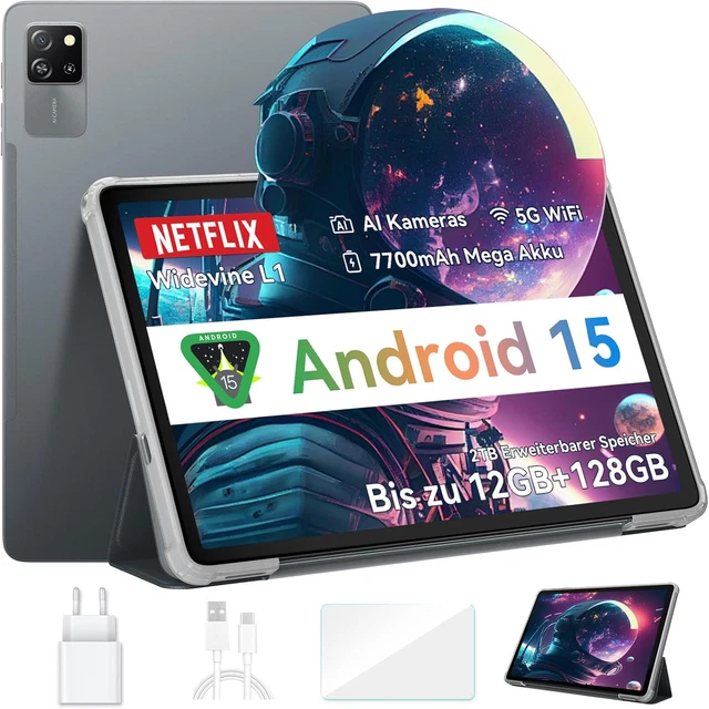 ANDROID 15 TABLET Tab 60 Pro (2025), Tablet 10 Pollici, 12GB+128GB (TF ...