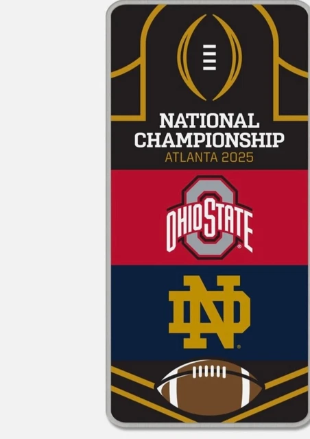 2024 2025 CFP National Championship Dueling Pin Notre Dame Ohio State ...