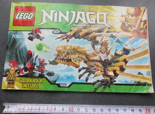 LEGO® NINJAGO 70503 Goldener Drache Bauanleitung von 2013 Instruction ...
