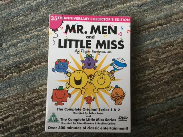 MR. MEN AND Little Miss - 35th Anniversary Collector Edition - DVDS £4. ...