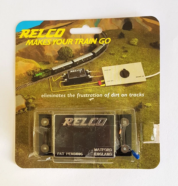 VINTAGE RELCO MAKES your Train Go Model Railway Electronic Track ...