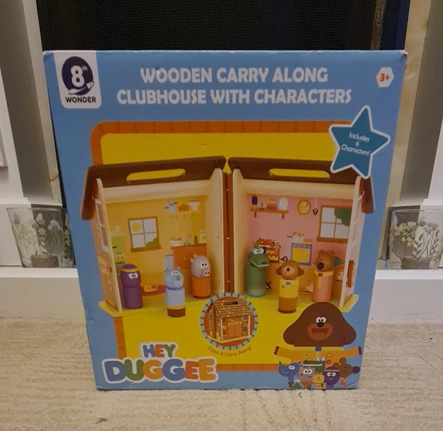 HEY DUGGEE WOODEN Carry-Along Clubhouse With Figures £42.03 - PicClick UK