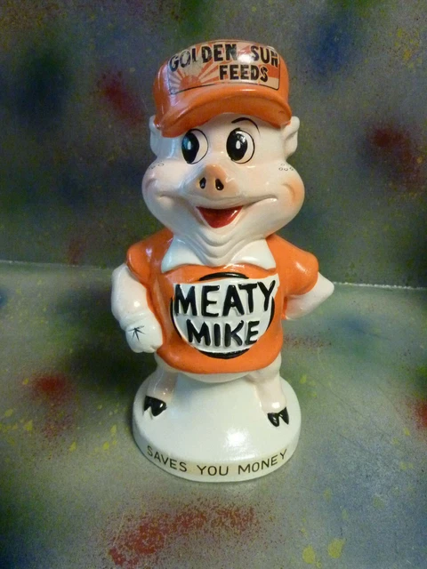 VINTAGE GOLDEN SUN Feed Meaty Mike Bank $149.99 - PicClick