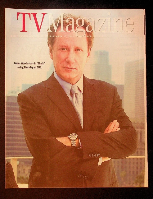 TV MAGAZINE SEPTEMBER 2006 James Woods Shark CBS series Chicago vintage ...