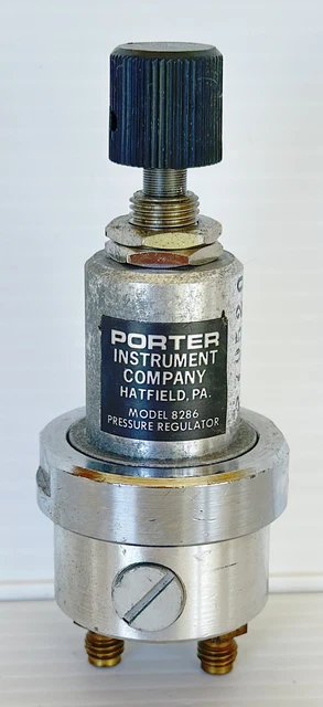 PORTER INSTRUMENTS 8286 0-30psi Pressure Regulator S/Steel Diaphragm ...