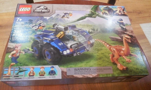 LEGO JURASSIC WORLD: Gallimimus and Pteranodon Breakout (75940) FACTORY ...