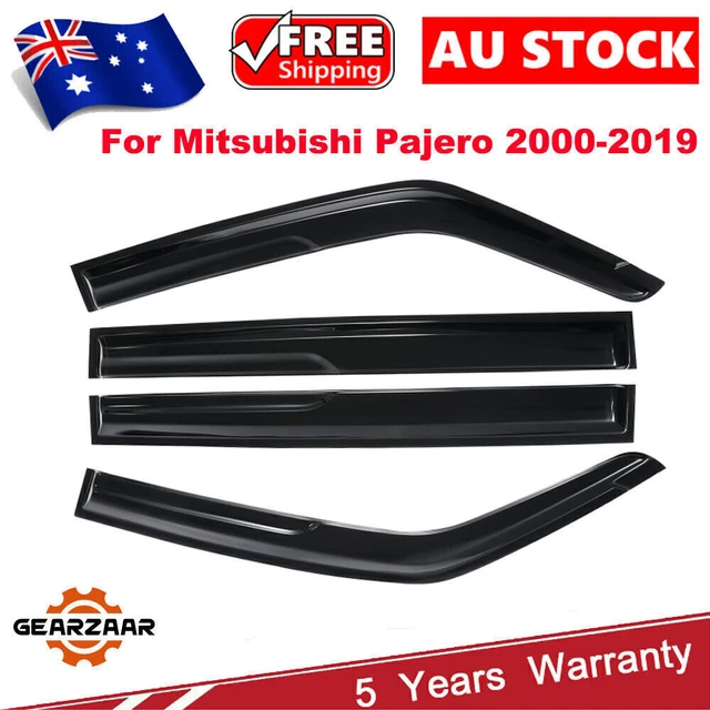 WEATHER SHIELDS WEATHERSHIELD For Mitsubishi Pajero NM NP NS NT NW NX ↑ ...