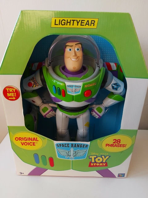 TOY STORY BUZZ Lightyear Thinkway Toys Space Ranger Figure BNIB Rare £ ...