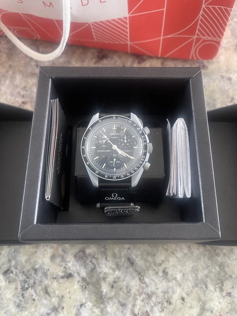 OMEGA X SWATCH Speedmaster MoonSwatch Bright White Men's Watch ...