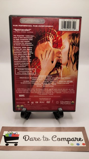 SPIDER-MAN (DVD, 2004, Superbit) No Slipcover, Tobey Maguire $8.00 ...
