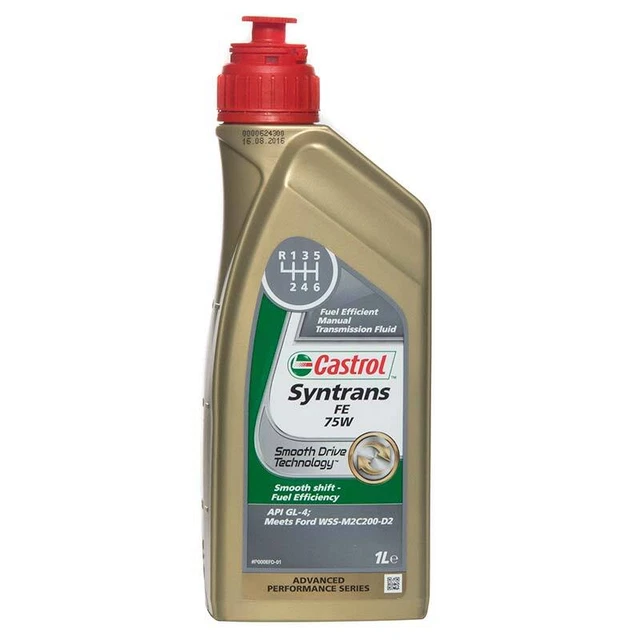 CASTROL SYNTRANS FE 75W 1L Fuel Efficient MTF Manual Transmission Fluid ...