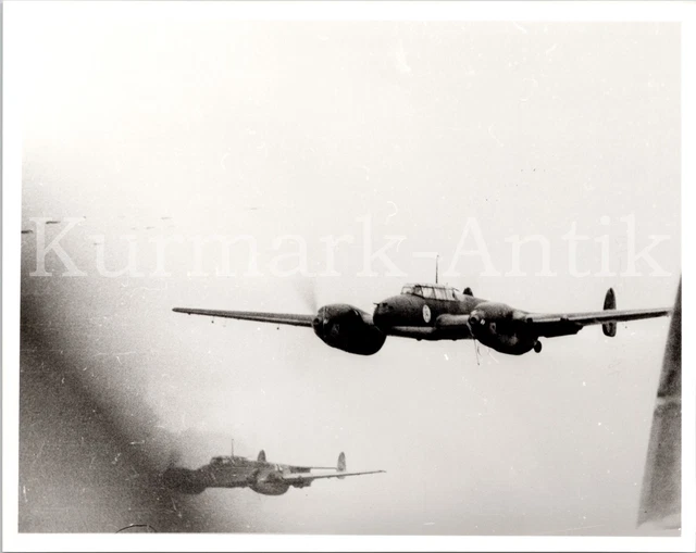 S862 FOTO WEHRMACHT Archiv Repro Luftwaffe Flugzeug Me110 Kennung ...