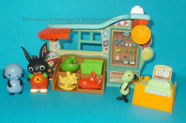 CBEEBIES BING THE Bunny Padgets Shop Playset Complete & Till + Amma ...
